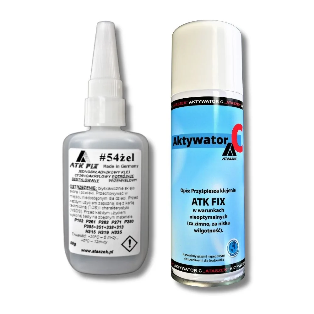 Sprawdzony szybki klej do przyklejenia gumy i drewna ATK FIX 06 na Ataszek.pl